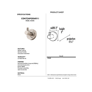 Alno A8380-PC, Polished Chrome