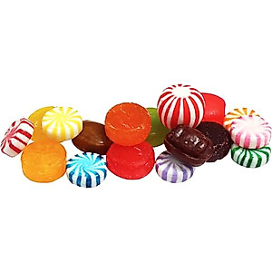 Hard Candy Mix - 3 LB Bulk Variety Candy Bag - Assorted Classic Hard Candy - Large Candy Bag for Office, Party Favor Filler - Individually Wrapped Hard Candy - Mint, Starlight, Toffee, Butterscotch, Strawberry and More