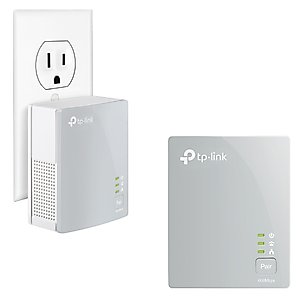 TP-LINK TL-PA4010KIT AV600 Nano Powerline Adapter Starter Kit, up to 500Mbps(Renewed)