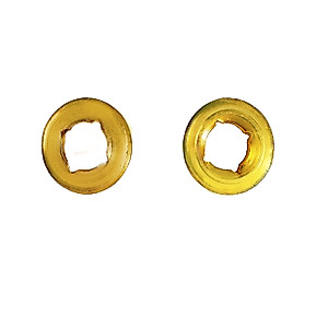 ALITZ 2Pack 30027 Brass faucet bibb seat compatible with Gerber Faucet Bibb Seat 5/8" - 20 Thread No lead