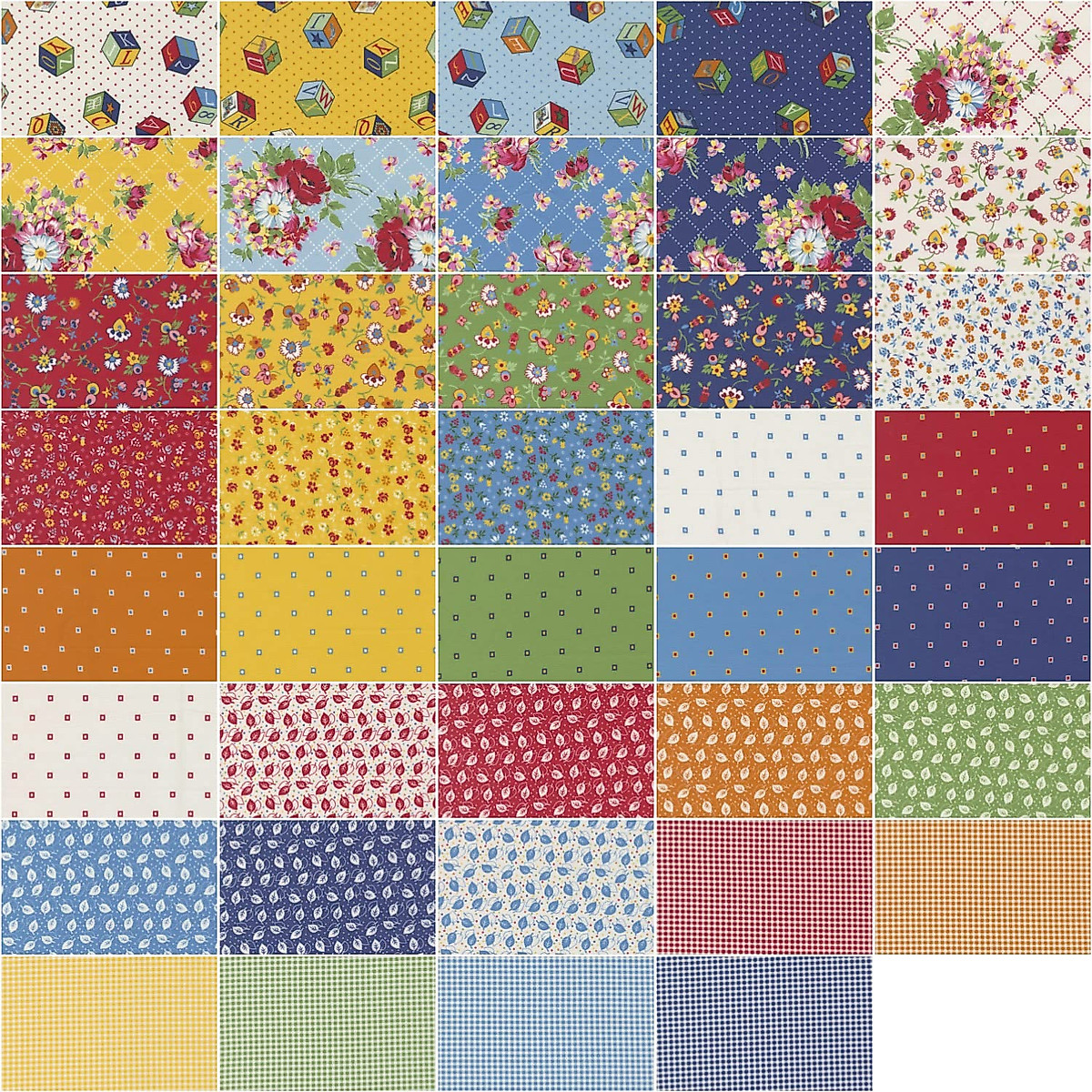 Moda Fabrics Picture Perfect Layer Cake, 42-10'' Precut Fabric Quilt Squares by American Jane