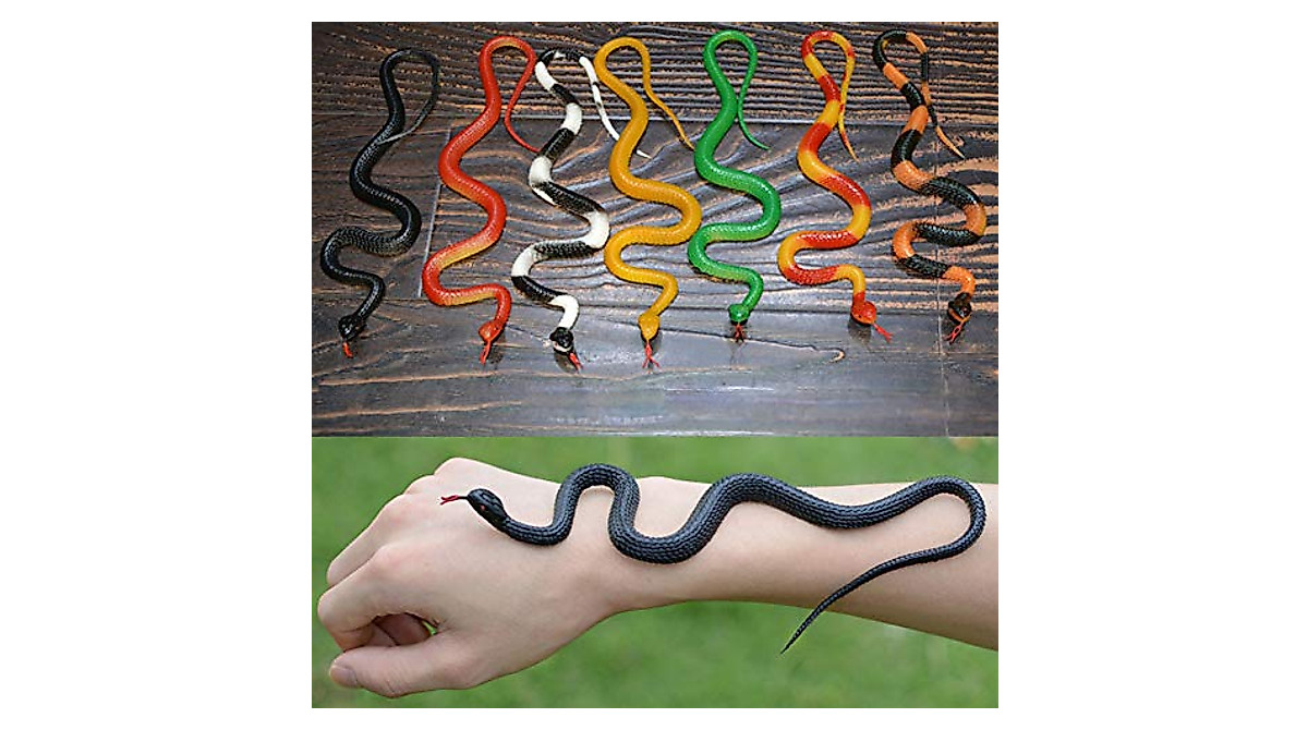 WDFS Realistic Rubber Snakes for Gags & Prizes