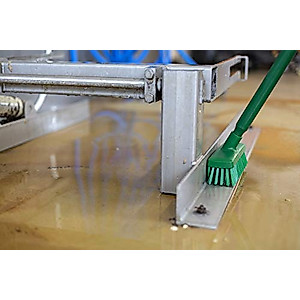 Vikan Compact Wall/Deck Scrub, Hard 8.858" Red, One size, Multi