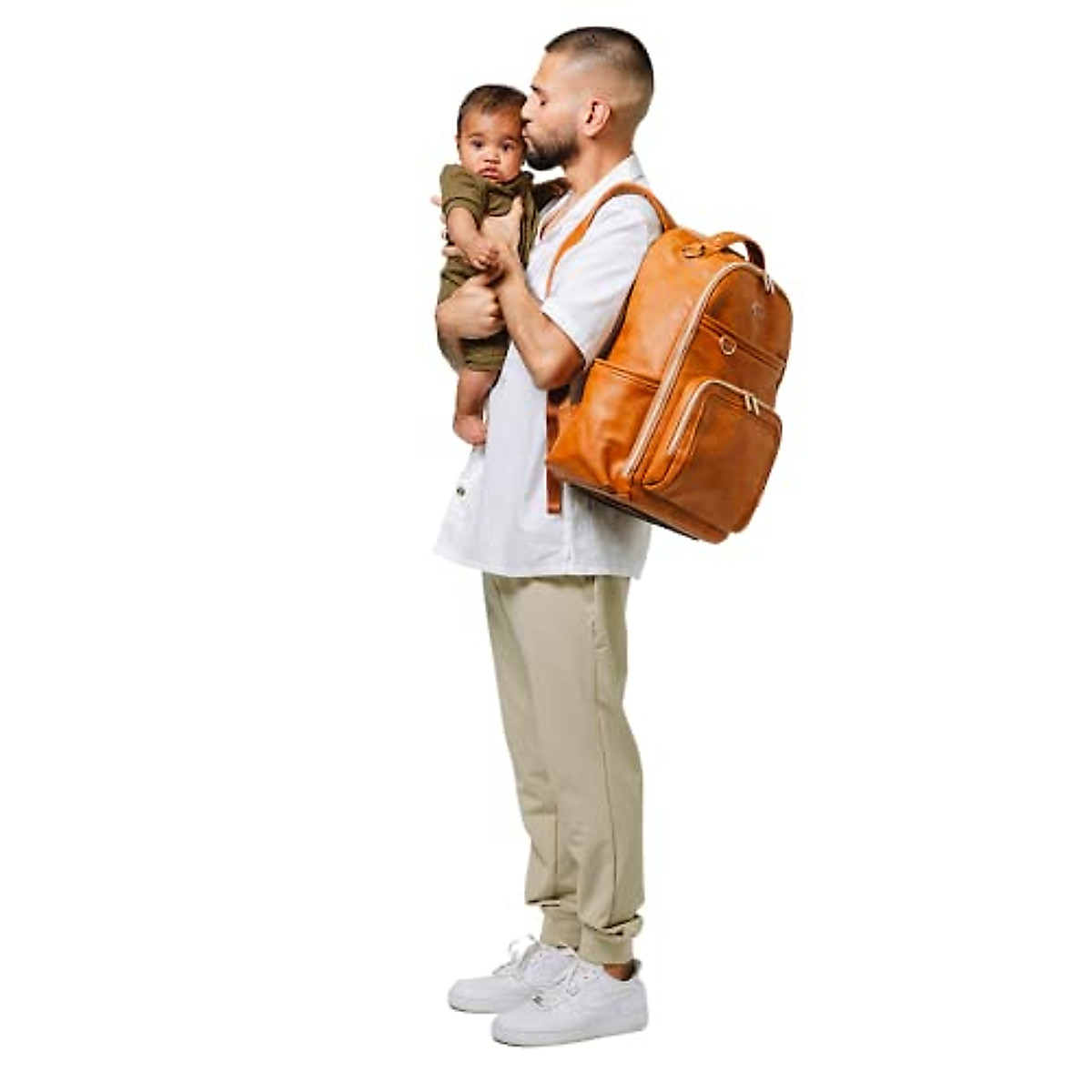 Itzy Ritzy Unisex Baby Boss Plus, Cognac