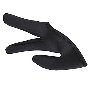 Beaupretty Hairdressing Finger Glove 1pc s Stylist Gloves Curling Wand Gloves Gloves Barber Finger Mittens Hair Curling Finger Cover Thermal Half Finger Gloves Hair Styling Protector Curls
