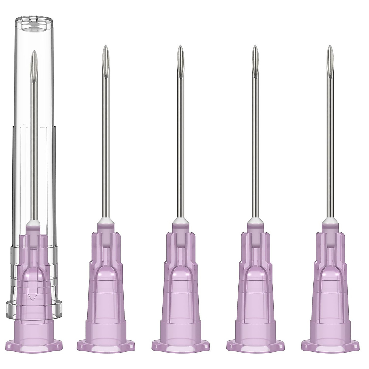 18 Gauge 1 Inch Needle,100 PCS Luer Lock Industrial Dispensing Accessories Needles,Individually Wrapped