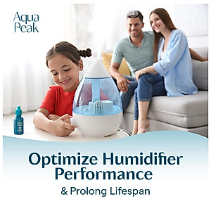 [2-Pack] Humidifier Drops for a Clean Tank - 400+ Uses - Food Grade Humidifier Cleaner - Slows Residue Accumulation and Scaling - Made in USA - Humidifier Water Treatment Cleaning Solution