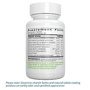 Super B-Complex – Methylated B Vitamins, MTHFR Supplement with Methylfolate & B12 Methylcobalamin, Sustained Release, Clean Label, Vegan, Lab Verified, 60 Small Tablets by Igennus