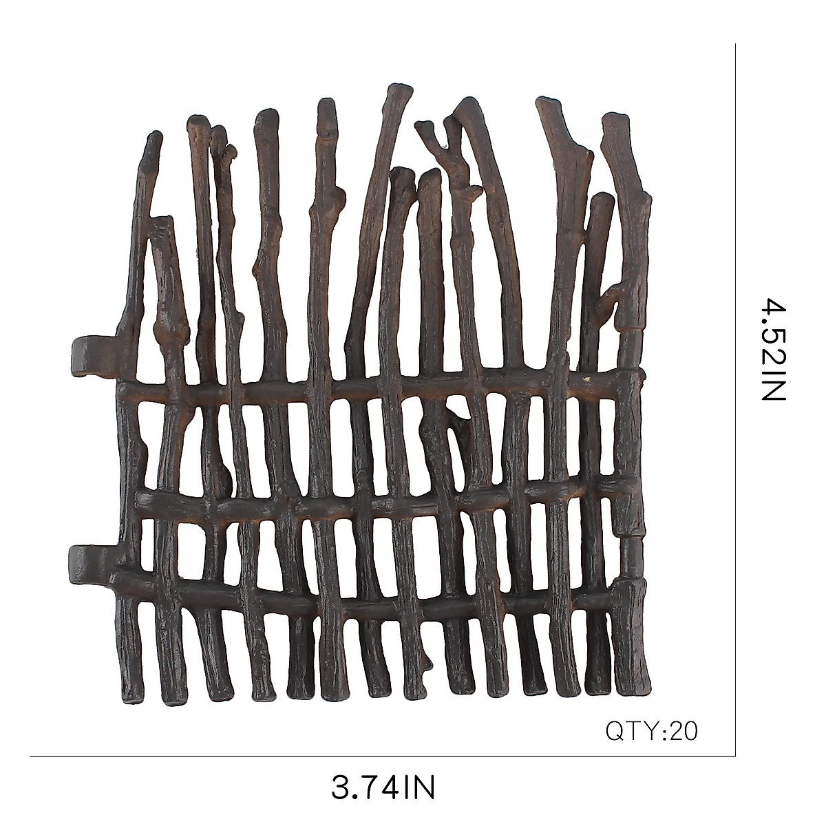 20PCS Corral Fence Toy Accessories Panel Set Farm Corral Fence with Gate Horse Paddock Barn Farm Animals for Toddlers Kids Preschool Educational Gift Sets