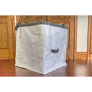 CarryAll Reusable Medium Tote Bags, Reuseable Grocery Bags, Square Heavy Duty Collapsible Storage Bins