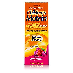 Children's Motrin Oral Suspension, Ibuprofen,Pain Relief, 4 Oz
