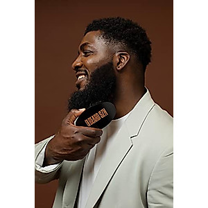 Beard SZN Beard Care Brush with Natural Beechwood and Boar Bristles to Groom, Soften, and Style Coarse Beards