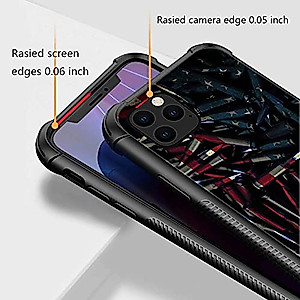 ZHEGAILIAN Case Compatible with iPhone 13 Pro Max,Machinery Flag Case for iPhone 13 Pro Max Case for Boy,Organic Glass [Anti-Scratch] Pattern Design Case for iPhone 13 Pro Max 6.7-inch