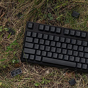 mintcaps PBT Gray Keycaps Set 144 Keys Cherry Profile DYE-Sub Custom ISO ANSI Keycaps for 61 64 87 104 108 Cherry MX Switches Mechanical Keyboards