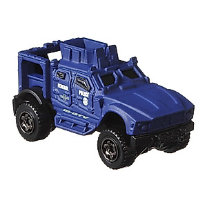 Matchbox 2020 MBX Jungle OshKosh Defense M-ATV, Blue 70/100