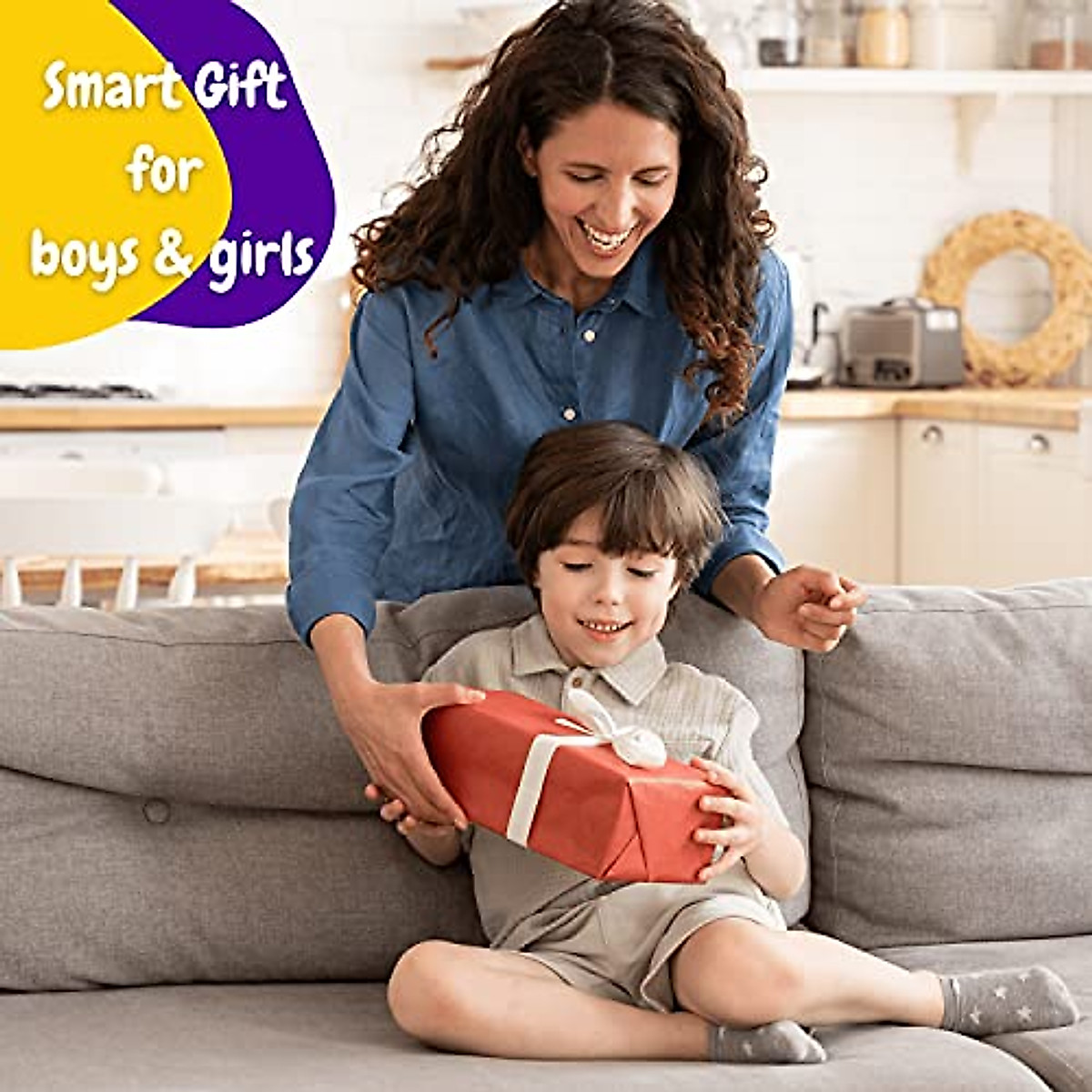 BEKILOLE Wooden Number Puzzle for Toddler Activities - Montessori Toys for Toddlers Shape Sorting Counting Game for Age 3 4 5 Year olds Kids - Preschool Math Learning Toys for Toddlers