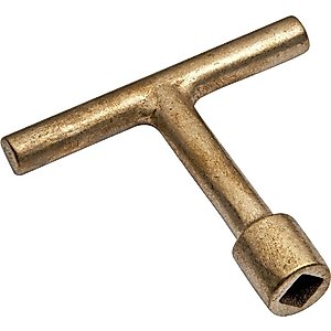 Corrosion Resistance Bed Bolt Wrench - Heavyweight & Strong T-Handle Wrench For ⅜” Diameter Bed Bolts - Designed For Snug Bolt Fit Square Socket - Essential Homeowners Tool Kit To Tighten The Bolts