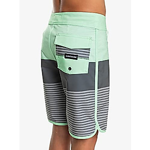 Quiksilver Boys Surfsilk Tijuana Youth 17 Boardshort Swim Trunk, Iron GATE, 27