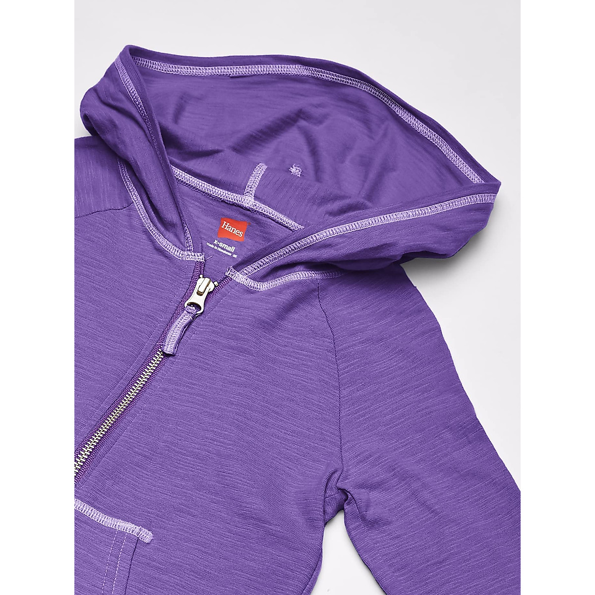 Hanes Girls’ Zip-Up Hoodie, Girls' Full Zip Sweatshirt, Hooded Sweatshirts for Girls, Girls’ Cotton Hoodies