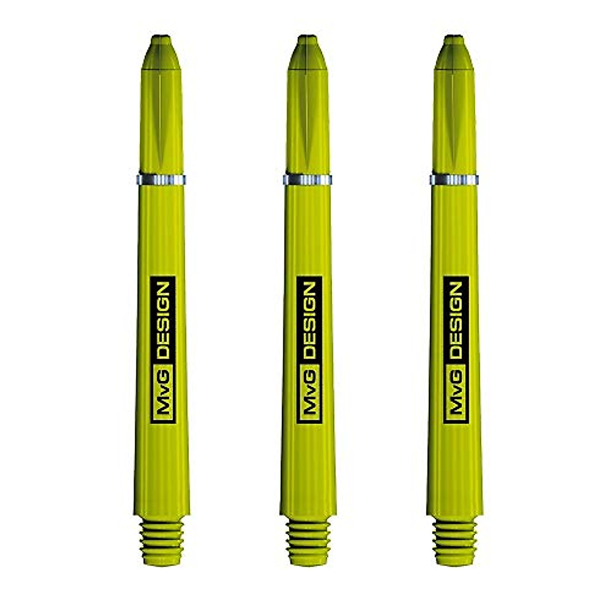 Winmau MvG Van Gerwen Signature Nylon Stems, Strong Dart Shafts, Medium 48mm, Green (3 Sets)