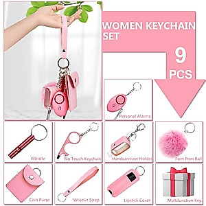 OKEYCOSY Keychain Set for Woman, Gifts for Women and Girls