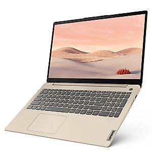 Lenovo IdeaPad Thin and Light Laptop, 15.6" FHD Display, AMD Ryzen 5 5500U Processor (Beats i7-1185G7), 20GB RAM, 512GB PCIe SSD, Backlit Keyboard, Fingerprint Reader, Windows 11, Sand (Latest Model)