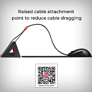 BenQ Zowie ZA11-B Symmetrical Gaming Mouse for Esports | Professional Grade Performance | Driverless | Matte Black Coating | Large Size