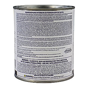 Majic PAINTS Interior/Exterior Satin Paint, RePurpose your Furniture, Cabinets, Glass, Metal, Tile, Wood and More, Black, 1-Quart ​, 32 Fl Oz (Pack of 1)