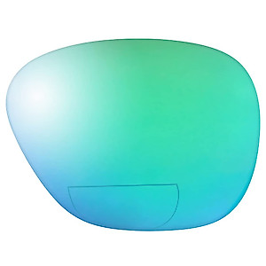 Reptile Suncloud Cutout Polarized Sunglass Replacement Lenses Green Mirror Bi-Focal +2.75