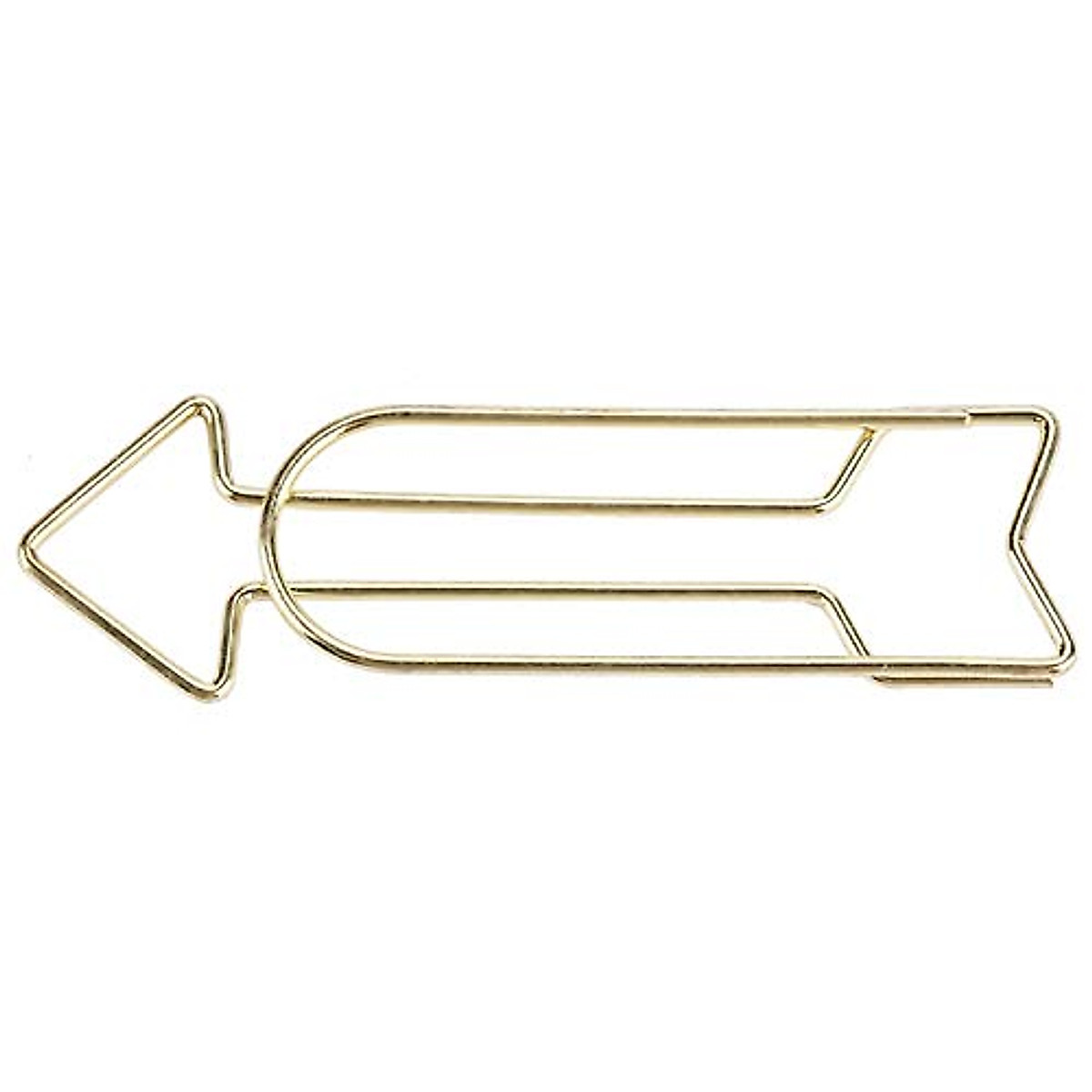 Zerodis 12Pcs Paper Clip Bookmark,Metal Stationery Clip for Office School Stationery Document