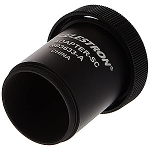 Celestron T-Adapter with SCT 5, 6, 8 with 9.25, 11, 14, Black (93633-A)
