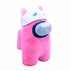 Just Toys LLC Among Us Plush - Series 2 (Pink w/Cat Ears)