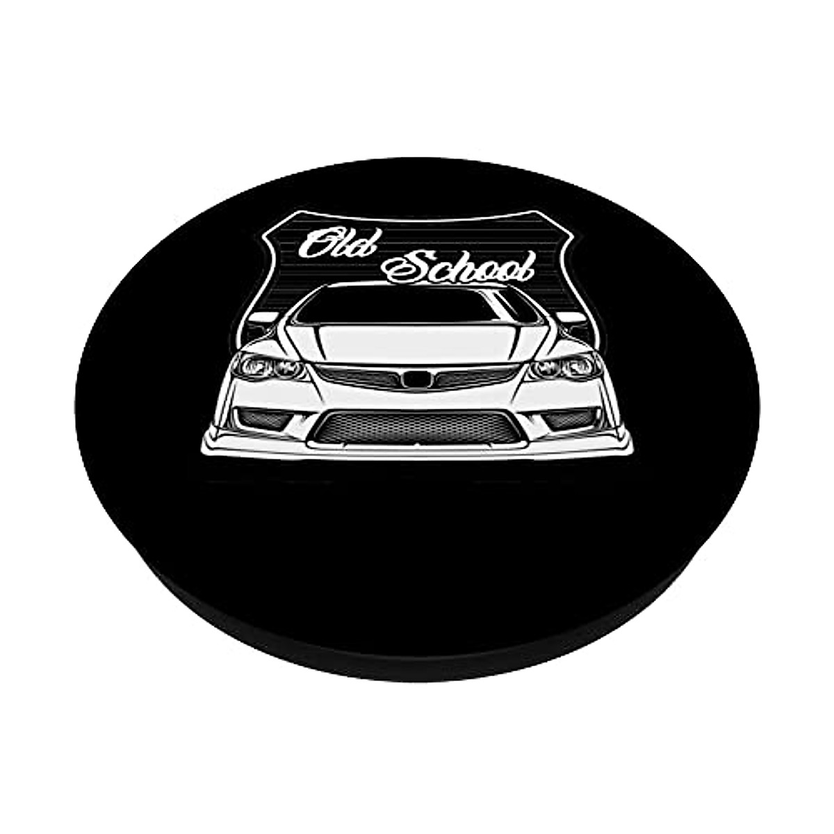 Classic Import Car, Japanese Racer, Men's Old School Tuner PopSockets Swappable PopGrip