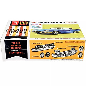 AMT 1960 Ford Thunderbird Hardtop - Highly Detailed 1:32 Scale Plastic Kit