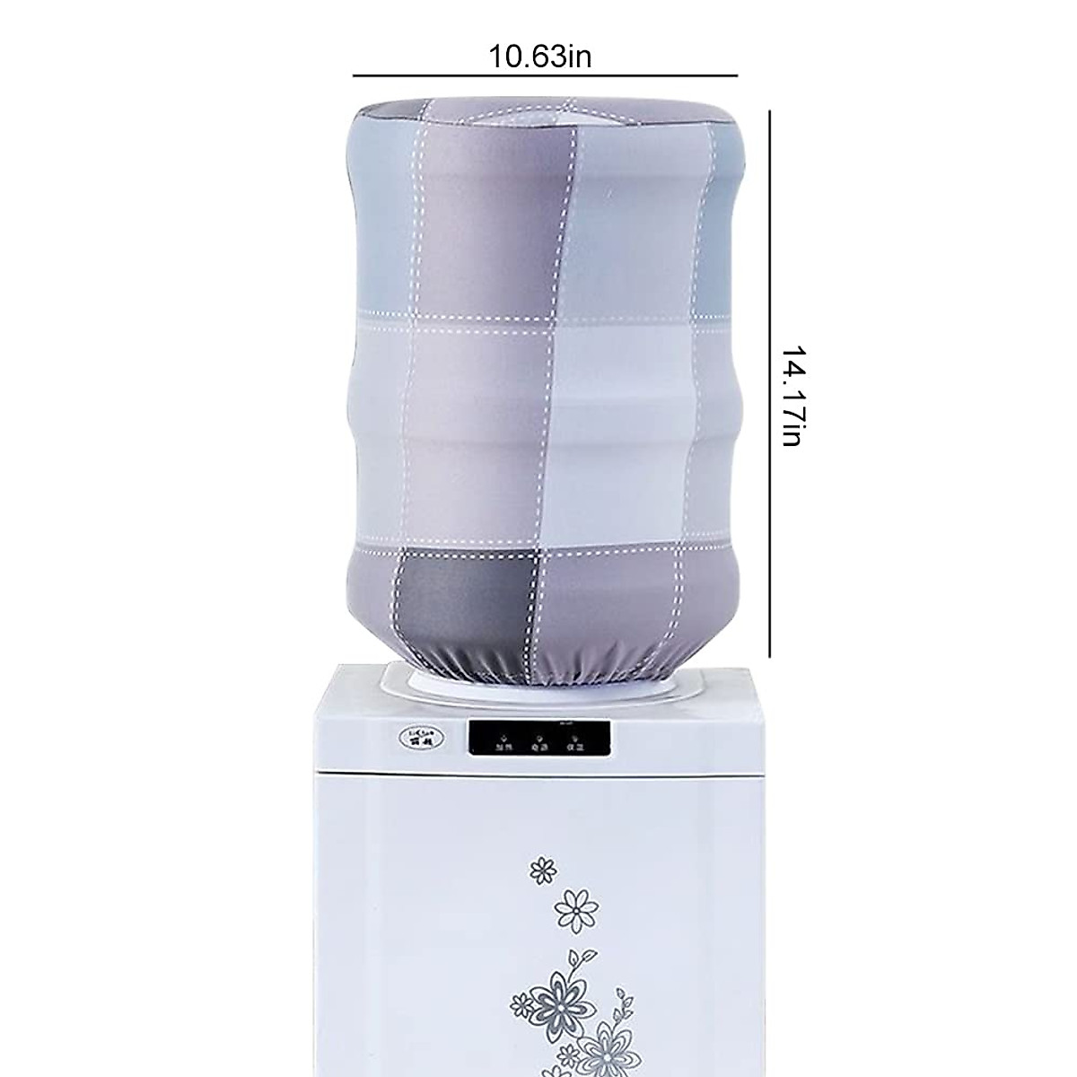 5 Gallon Water Dispenser Barrel Dust Proof Cover, High Stretchy Fabric Water Bucket Protector Covers, Reusable Elastic Protective Water Bottle Cover Suit for Home, Hotel and Restrant