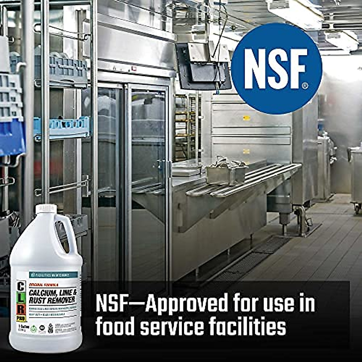 CLR PRO Calcium, Lime and Rust Remover, 1 Gallon Bottle