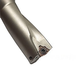 GBJ WC- Φ19-2D -C20 +10pcs WCMX030208FN Indexable U Drill Inserts Holder Fast Water Jet Drill Violent Drill WPD Series (WPD-Φ19-2D-C20+WCMX030208)