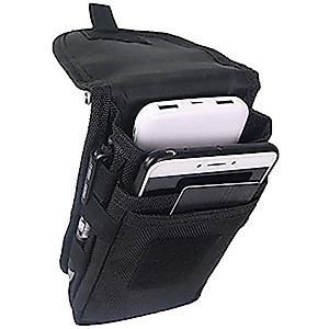 Cell Phone Pouch, Cell Phone Holsters for Men Belt, Multi-Purpose Phone Belt Pouch, Phone Case Tool Holder, Tactical Molle Phone Pouch Carrying Case, Men's Waist Pocket for Hiking & Rescue