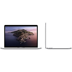 Apple MacBook Pro with Retina Display - Intel Core i5 Dual Core 2.3GHz, (13-inches, 16GB RAM, 256GB SSD) - Silver (Renewed)