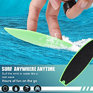 ACEGENIU Finger Surfboards, Finger Surf Board for Car Window, Finger Surfing Board with String, Wind Surfboard Fingerboard for Kids Teens Adults