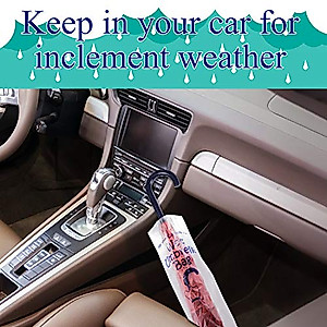 100 Pack Wet Umbrella Bags Fits Most Stands Plastic Replacement Bag Refills