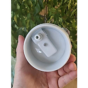 Replacement 20oz And 30oz Flip Tumbler Lid With Straw - Fit For Stanley 20oz And 30oz IceFlow Flip, Adventure Quencher and Quencher 2.0 Tumbler (20 to 30 oz STRAW LID GREY)