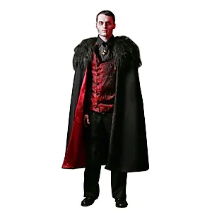 Fun Costumes Plus Size Deluxe Men's Vampire Costume 2X 3X 4X 4X