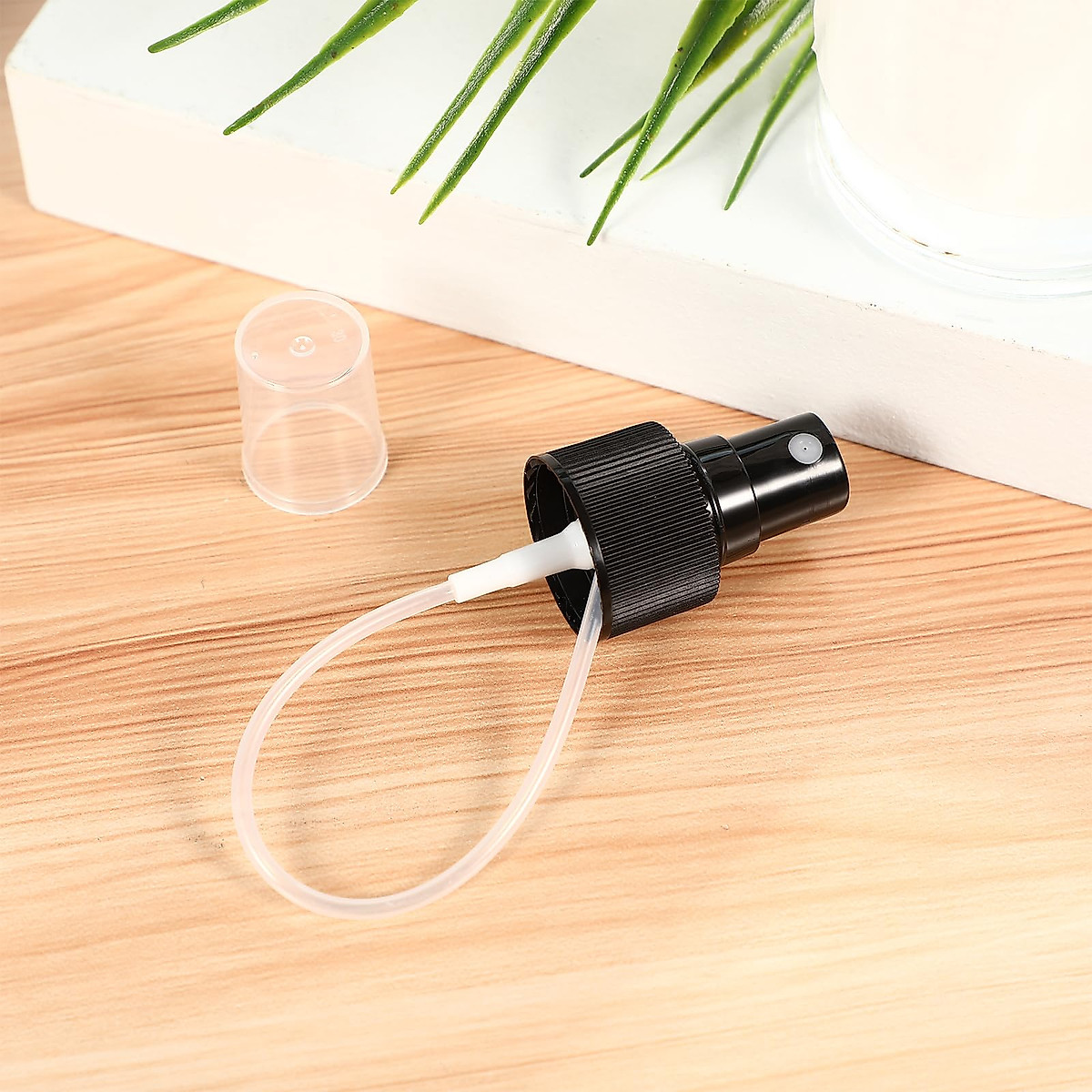 ARTIBETTER 40Pcs Spray Bottle Replacement Pump Oils Spray Tops for Fine Mist Sprayer Cosmetic Spray Bottle Size 24/410(Diameter/Circumference)