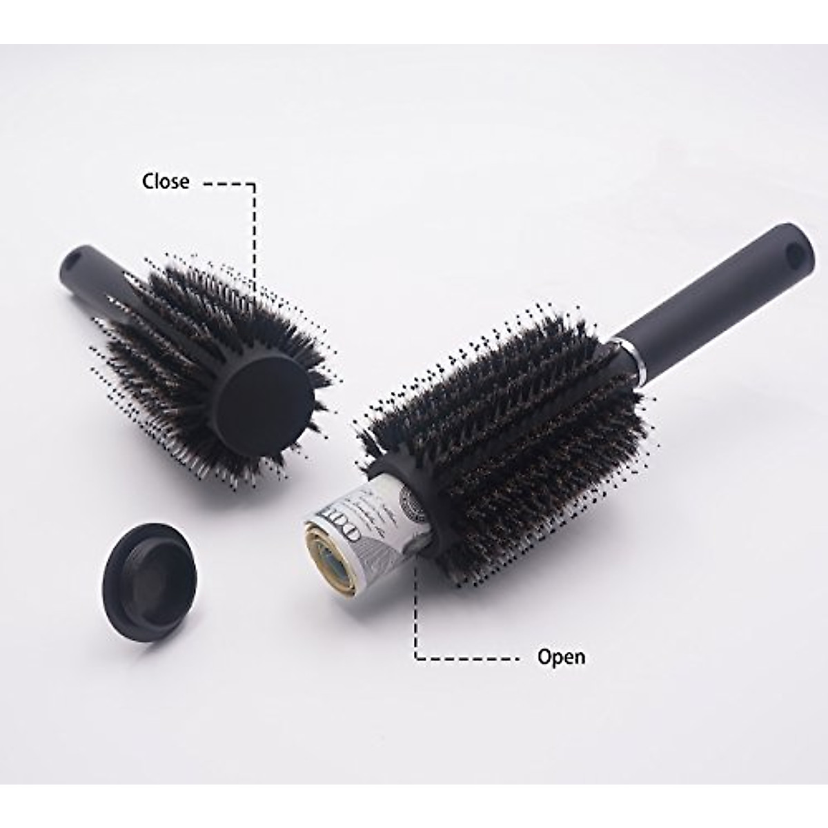 Hair Brush Comb Diversion Stash Safe by Charmonic, Stash Can, Functions as an Authentic Brush, Perfect for Travel or At Home ( 1 Pack )
