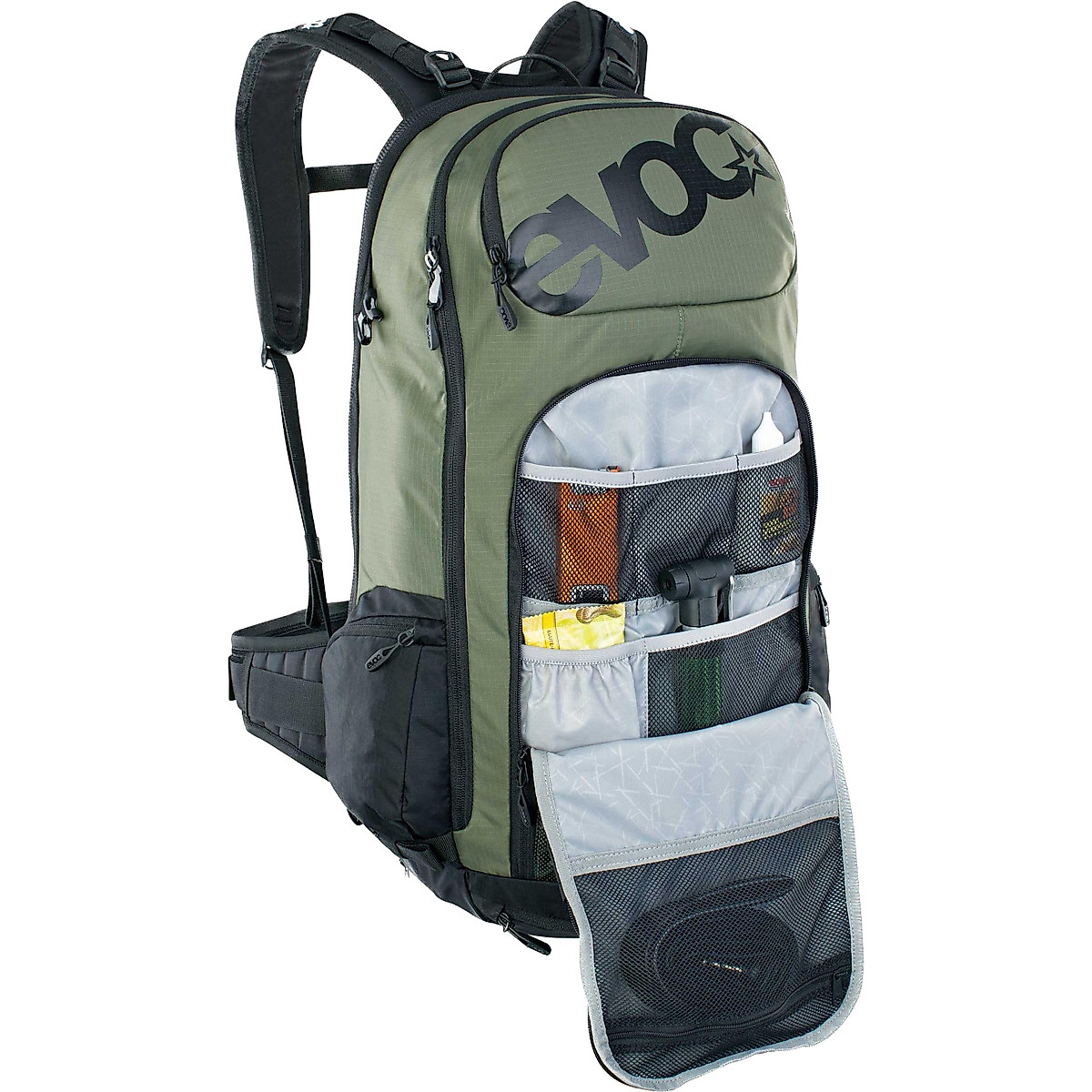 Evoc, FR Tour E-Ride 30, Protector backpack, 30L, Dark Olive/Black, ML