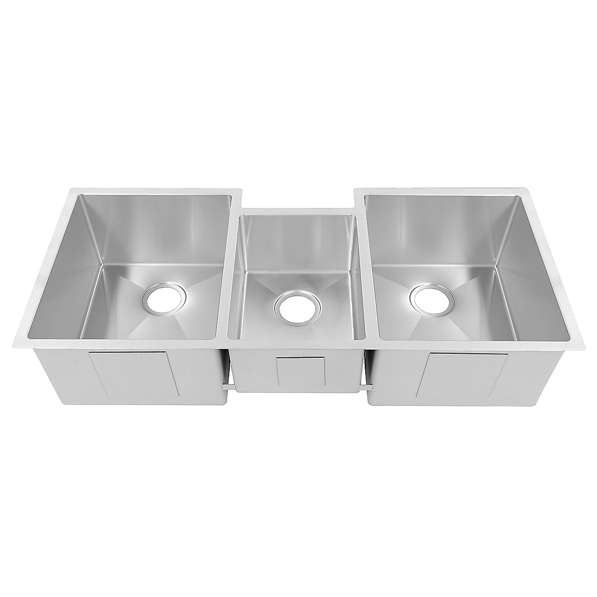 ZLINE 45" Breckenridge Undermount Triple Bowl Stainless Steel Kitchen Sink with Bottom Grid and Accessories (SLT-45)