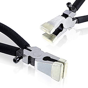 F-BBKO 42Sets 1" Key Fob Hardware - 3 Colors 1" Key Fob Key-chain Perfect with 1Pcs Key Fob Glass Running Pliers for Key Fob Wristlets Install