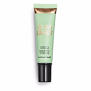 Makeup Revolution Color Correct Primer, Primer For Makeup, Balances Skin Tone & Neutralises Redness, Vegan & Cruelty-Free, 0.95fl.oz/28ml