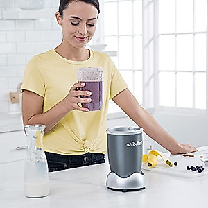 nutribullet Personal Blender for Shakes, Smoothies, Food Prep, and Frozen Blending, 24 Ounces, 600 Watt, Gray, (NBR-0601)